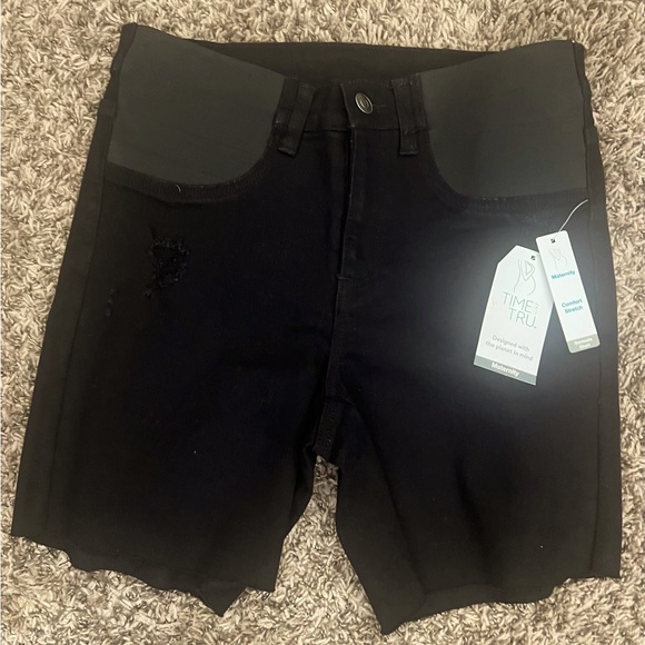 Time and Tru | Shorts | New With Tags Time And Tru Black Maternity ...
